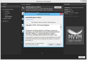 Instalar MVVM Light Toolkit en Visual Studio 2013