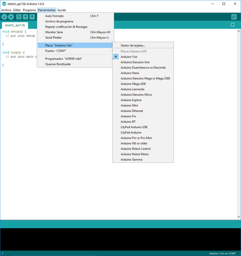 Configurar Arduino MKR1000 paso a paso