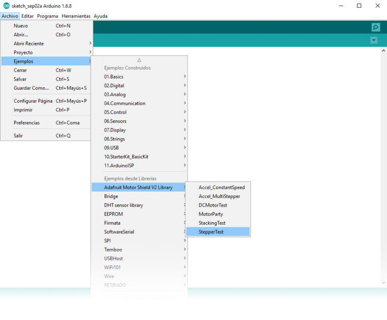 Adafruit Motor Shield, controlar motores con Arduino