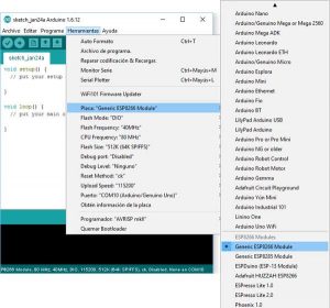 Guía para configurar un ESP-01, el módulo WiFi basado en ESP8266