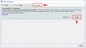Cayenne myDevices y Arduino para monitorizar sensores del IoT