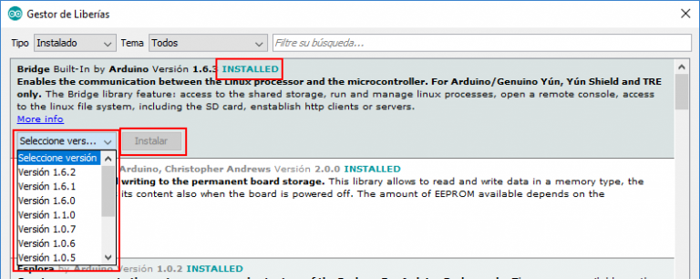 Como instalar una librería de Arduino en el entorno de desarrollo oficial