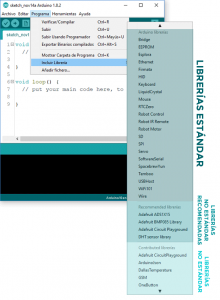 Como instalar una librería de Arduino en el entorno de desarrollo oficial