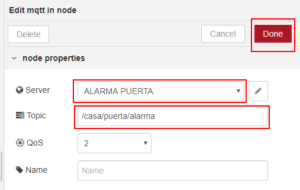 Introducción a Node-RED y Raspberry Pi: sistema de alarma con Arduino