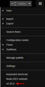 Novedades de Node-RED 0.20