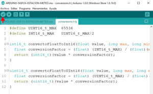 Estación meteorológica con Arduino y Sigfox alimentada con energía solar