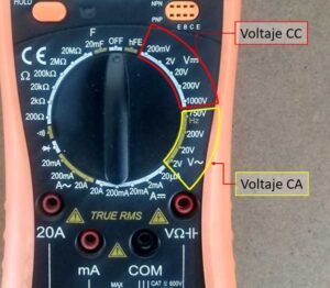 Cómo usar un multímetro, polímetro o tester
