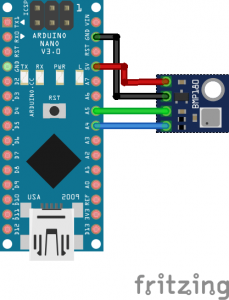 BMP180 sensor de presión y temperatura