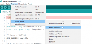 BMP180 sensor de presión y temperatura