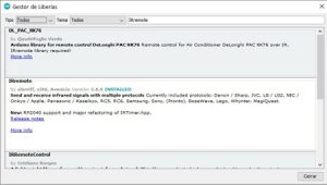 Mando a distancia IR con Arduino