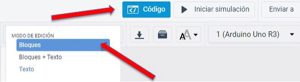 Tinkercad simulador Arduino